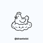 37 Simple Chicken Doodle Ideas to Draw - drawtwist.com