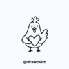 37 Simple Chicken Doodle Ideas to Draw - drawtwist.com