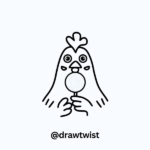 37 Simple Chicken Doodle Ideas to Draw - drawtwist.com
