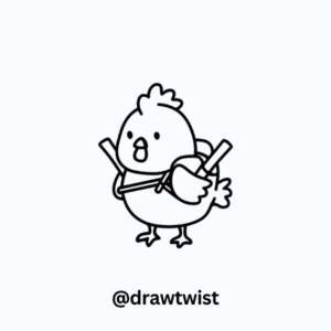 37 Simple Chicken Doodle Ideas to Draw - drawtwist.com