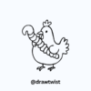 37 Simple Chicken Doodle Ideas to Draw - drawtwist.com
