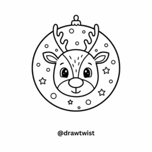 31 Easy Christmas Ornament Doodle Ideas - drawtwist.com