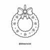 31 Easy Christmas Ornament Doodle Ideas - drawtwist.com