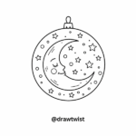 31 Easy Christmas Ornament Doodle Ideas - drawtwist.com