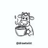 40 Easy and Cute Cow Doodle Ideas - drawtwist.com