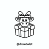 40 Easy and Cute Cow Doodle Ideas - drawtwist.com