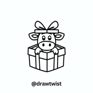 40 Easy and Cute Cow Doodle Ideas - drawtwist.com