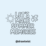 45 Summer Doodle Drawing Ideas - drawtwist.com