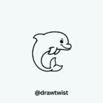 39 Adorable Dolphin Doodle Ideas for Simple Sketching - drawtwist.com