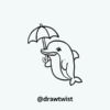 39 Adorable Dolphin Doodle Ideas for Simple Sketching - drawtwist.com