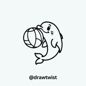 39 Adorable Dolphin Doodle Ideas for Simple Sketching - drawtwist.com