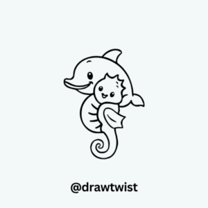 39 Adorable Dolphin Doodle Ideas for Simple Sketching - drawtwist.com