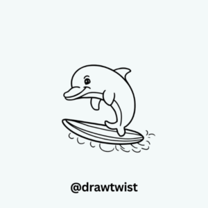 39 Adorable Dolphin Doodle Ideas for Simple Sketching - drawtwist.com
