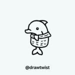 39 Adorable Dolphin Doodle Ideas for Simple Sketching - drawtwist.com