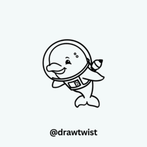 39 Adorable Dolphin Doodle Ideas for Simple Sketching - drawtwist.com