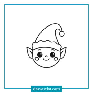 How to Draw Elf Christmas - drawtwist.com
