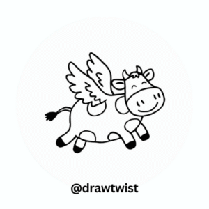 40 Easy and Cute Cow Doodle Ideas - drawtwist.com