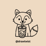 37 Easy Fox Doodles to Try - drawtwist.com