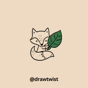 37 Easy Fox Doodles to Try - drawtwist.com