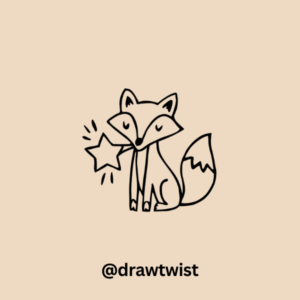37 Easy Fox Doodles to Try - drawtwist.com