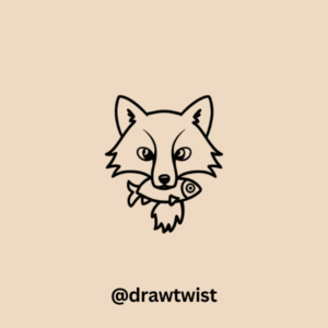 37 Easy Fox Doodles to Try - drawtwist.com