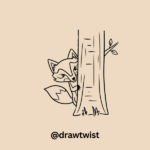 37 Easy Fox Doodles to Try - drawtwist.com