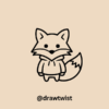 37 Easy Fox Doodles to Try - drawtwist.com