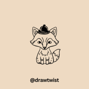 37 Easy Fox Doodles to Try - drawtwist.com