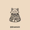 37 Easy Fox Doodles to Try - drawtwist.com