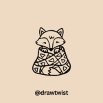 37 Easy Fox Doodles to Try - drawtwist.com