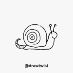35 Adorable Snail Doodles to Draw - drawtwist.com