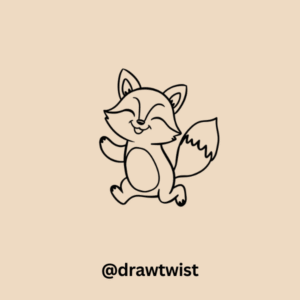 37 Easy Fox Doodles to Try - drawtwist.com