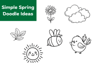25 Simple Spring Doodle Ideas Anyone Can Try - drawtwist.com