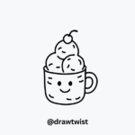 30 Ice Cream Doodle Ideas for Fun and Easy Drawing - drawtwist.com