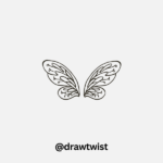 30 Fun and Easy Wing Drawing Ideas to Draw - drawtwist.com