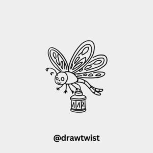 30 Creative Firefly Doodle Ideas for Easy and Fun Drawing Inspiration ...
