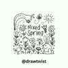 25 Simple Spring Doodle Ideas Anyone Can Try - drawtwist.com