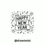 26 Easy, Cute New Year Doodle Drawing Ideas - drawtwist.com