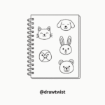 Notebook Doodles: 27 Simple and Cute Ideas to Try - drawtwist.com