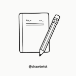 Notebook Doodles: 27 Simple and Cute Ideas to Try - drawtwist.com