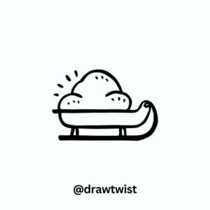 25 Ice Skates and Sled Doodle Ideas (Fun & Easy Winter Drawing ...