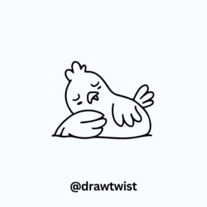 37 Simple Chicken Doodle Ideas to Draw - drawtwist.com