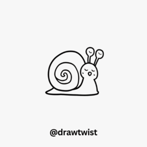 35 Adorable Snail Doodles to Draw - drawtwist.com