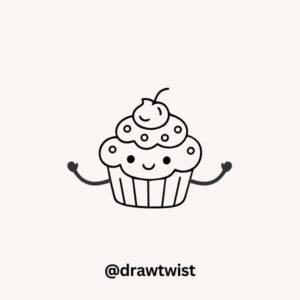 33 Easy Cake Doodle Ideas - drawtwist.com