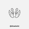 30 Fun and Easy Wing Drawing Ideas to Draw - drawtwist.com