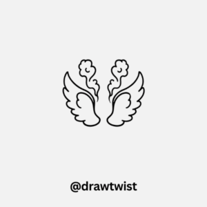 30 Fun and Easy Wing Drawing Ideas to Draw - drawtwist.com