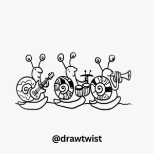 35 Adorable Snail Doodles to Draw - drawtwist.com
