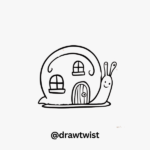 35 Adorable Snail Doodles to Draw - drawtwist.com