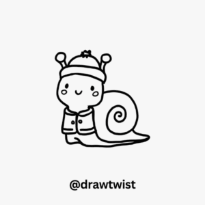 35 Adorable Snail Doodles to Draw - drawtwist.com