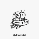35 Adorable Snail Doodles to Draw - drawtwist.com